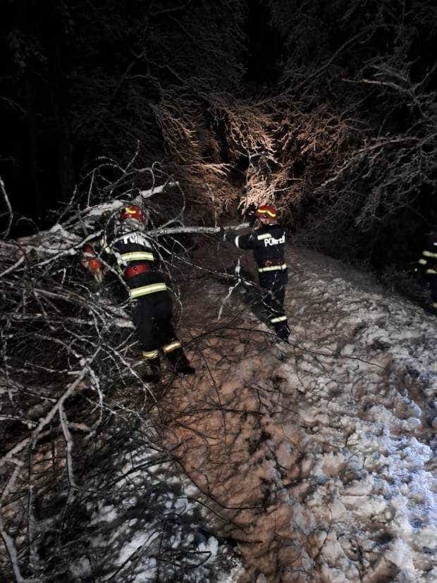 Argeș. Pompierii au intervenit la 16 evenimente provocate de vremea rea ...
