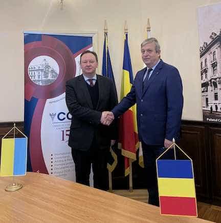 Ambasadorul Ucrainei în România în vizită la Palatul CCIB - Jurnalul de Arges